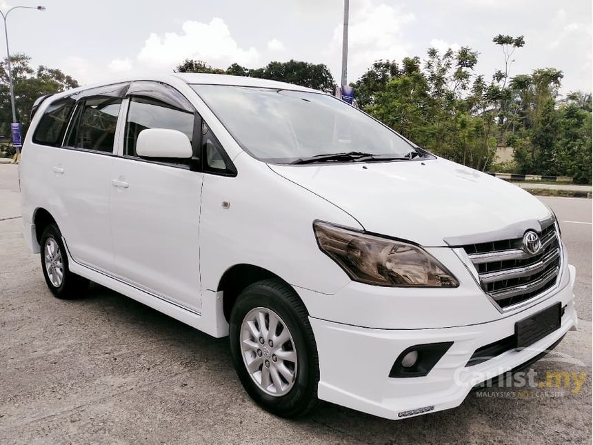 Toyota Innova 2015 G 2.0 in Johor Automatic MPV White for RM 58,999 ...