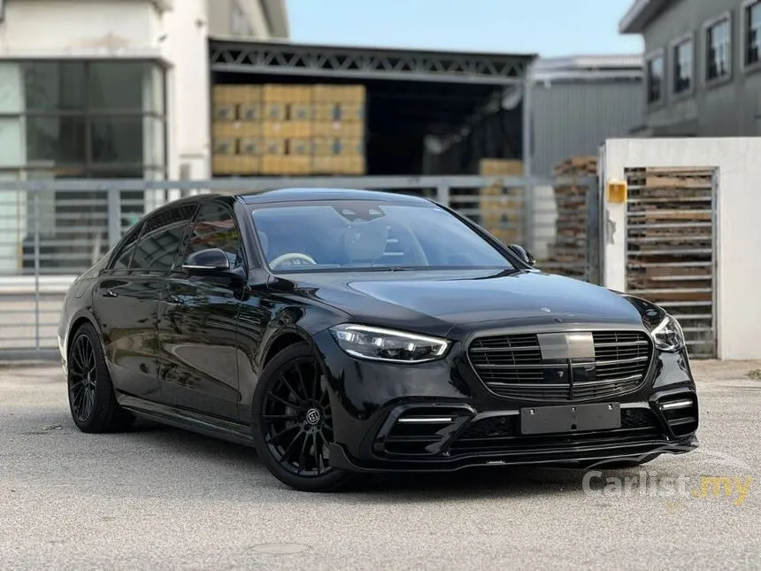 Recon 2021 Mercedes-Benz S500L 3.0 4MATIC AMG Line Full Brabus Bodykit, 6K KM Only, Full Set ...