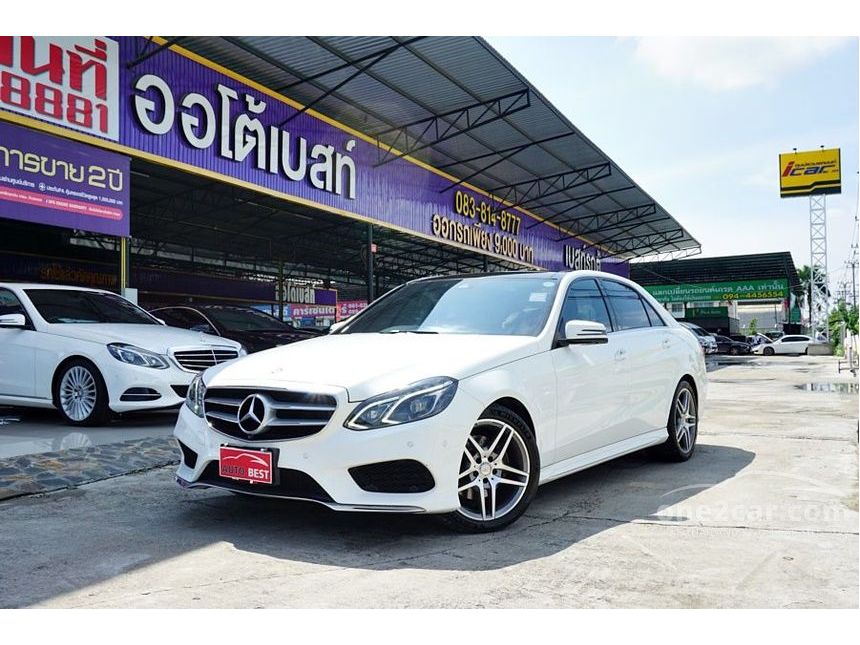Mercedes-Benz E300 2016 W212 (ปี 10-16) AMG Dynamic Blue TEC HYBRID 2.1 เกียร์อัตโนมัติ สีขาว ...