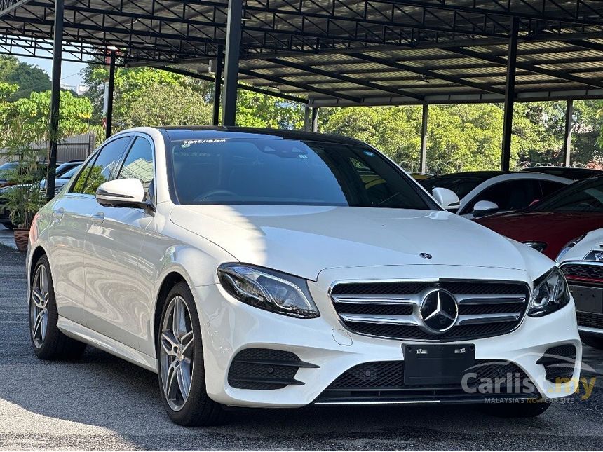 Recon 2018 Mercedes-Benz E250 2.0 AMG Sedan*GRADE 4.5B*PANROOF*BLACK FULL LEATHER PWR MMRY SEATS ...