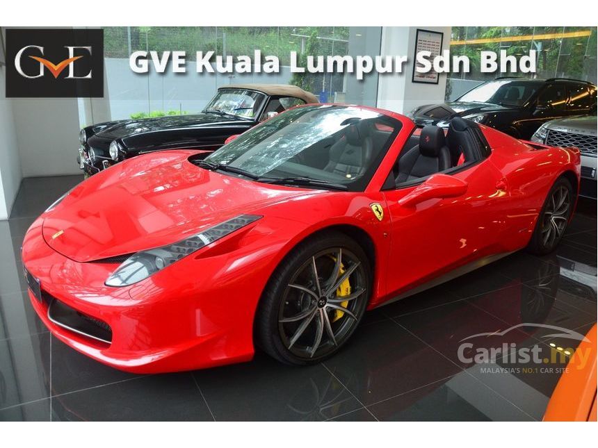 Ferrari 458 Spider 2012 Spider 4.5 in Selangor Automatic Convertible ...