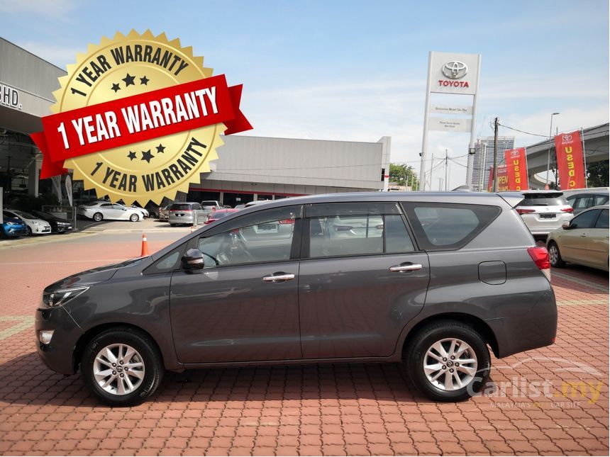 Toyota Innova 2017 G 2.0 in Selangor Automatic MPV Grey for RM 89,000 ...
