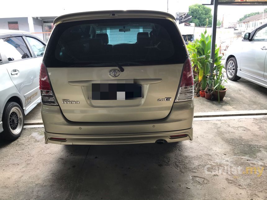Toyota Innova 2009 E 2.0 in Penang Manual MPV Gold for RM 10,999 ...