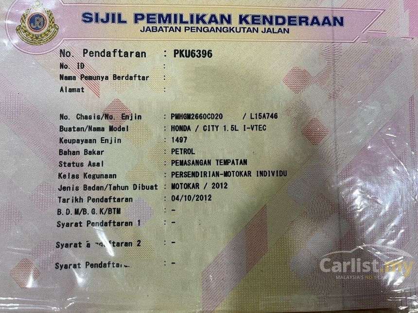 Honda City 2012 E i-VTEC 1.5 in Penang Automatic Sedan Silver for RM ...