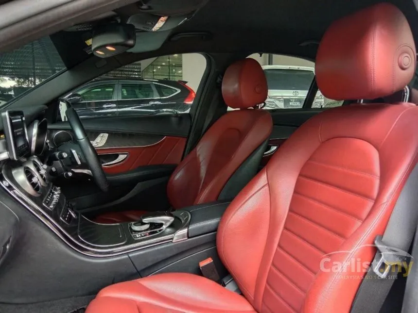 Used 2018 Mercedes-Benz C200 2.0 AMG Line Sedan RED NAPPA LEATHER SEAT ...