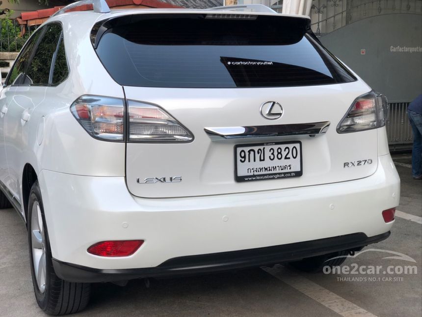 Lexus RX270 2012 Premium 2.7 in กรุงเทพและปริมณฑล Automatic SUV สีขาว ...