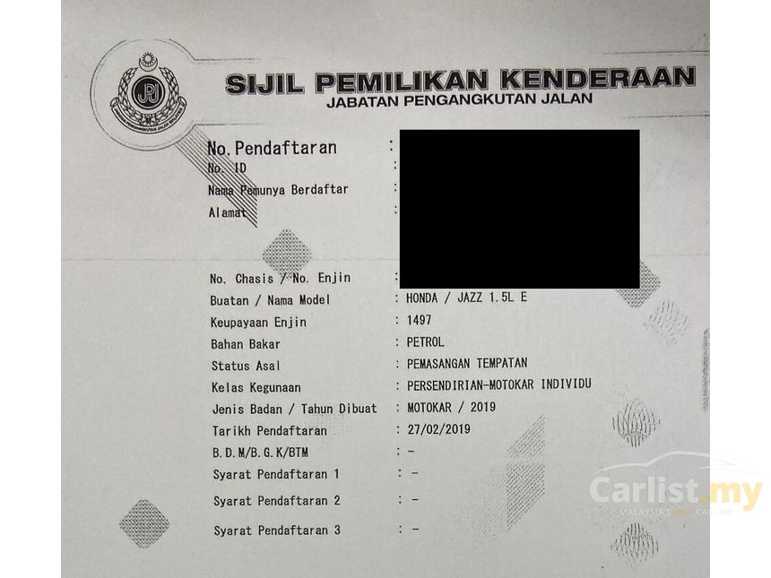Honda Jazz 2019 E i-VTEC 1.5 in Selangor Automatic Hatchback Grey for ...