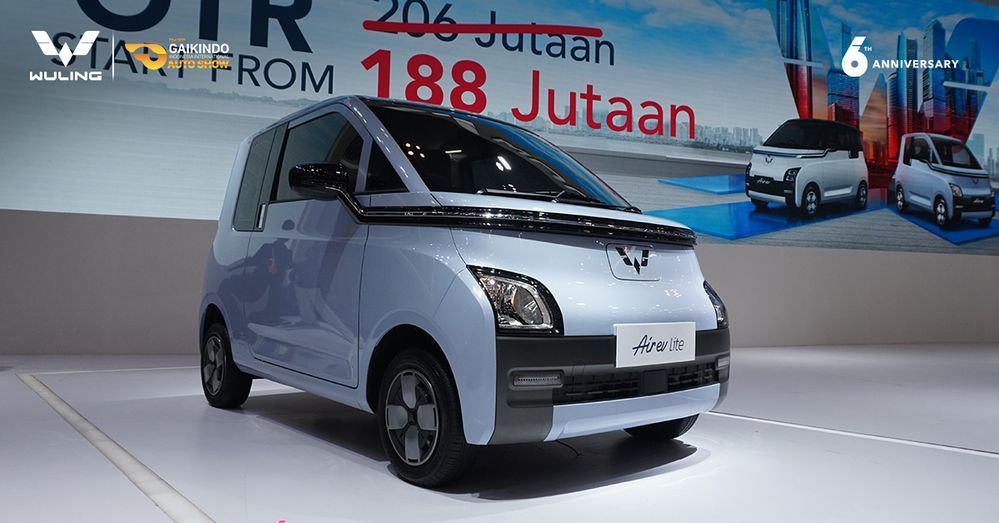 Varian Baru Dari Mobil Listrik Wuling, Air ev Lite, Resmi Meluncur di GIIAS 2023 - Mobil Listrik ...