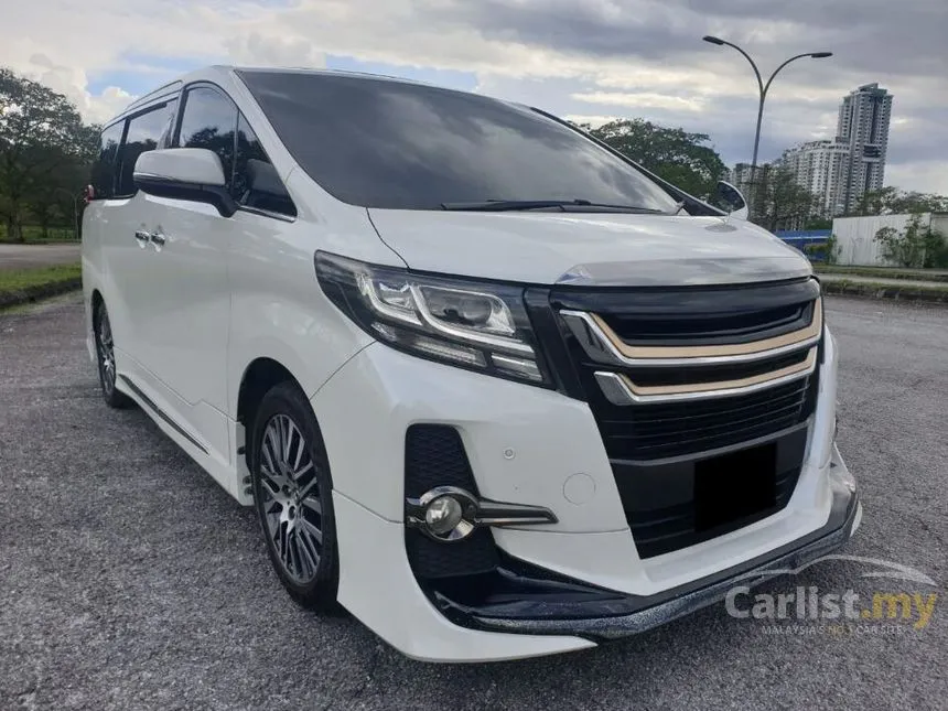 Used 2017 Toyota Alphard 2.5 G SA TYPE BLACK 7 SEATER MPV ROOF AMBIENT ...