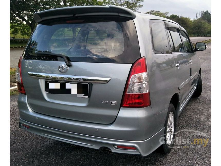 Toyota Innova 2014 G 2.0 in Kuala Lumpur Automatic MPV Silver for RM ...