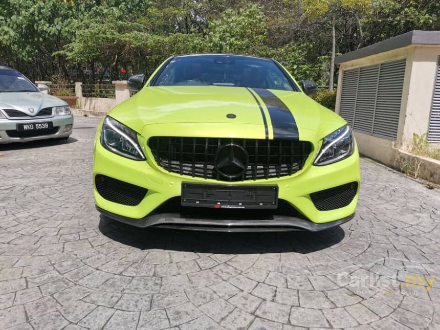 Recon 2017 Mercedes-Benz C43 AMG 3.0 MATIC Coupe/ FULL WRAP LIME GREEN ...