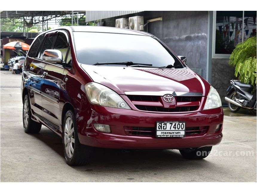 Toyota Innova 2005 V 2.0 in กรุงเทพและปริมณฑล Automatic Wagon สีแดง for ...