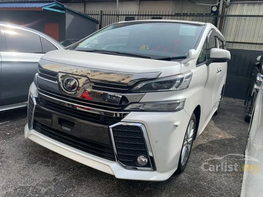 Recon 2017 OFFER Toyota Vellfire 2.5 ZA SPEC (PRECRASH SYSTEM) UNREG ...