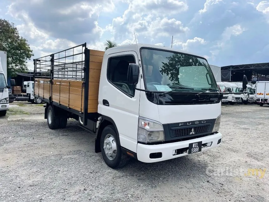 Terpakai 2012 Mitsubishi Fuso FE83PG 3 Ton 17 Feet Wooden Cargo 5000KG ...