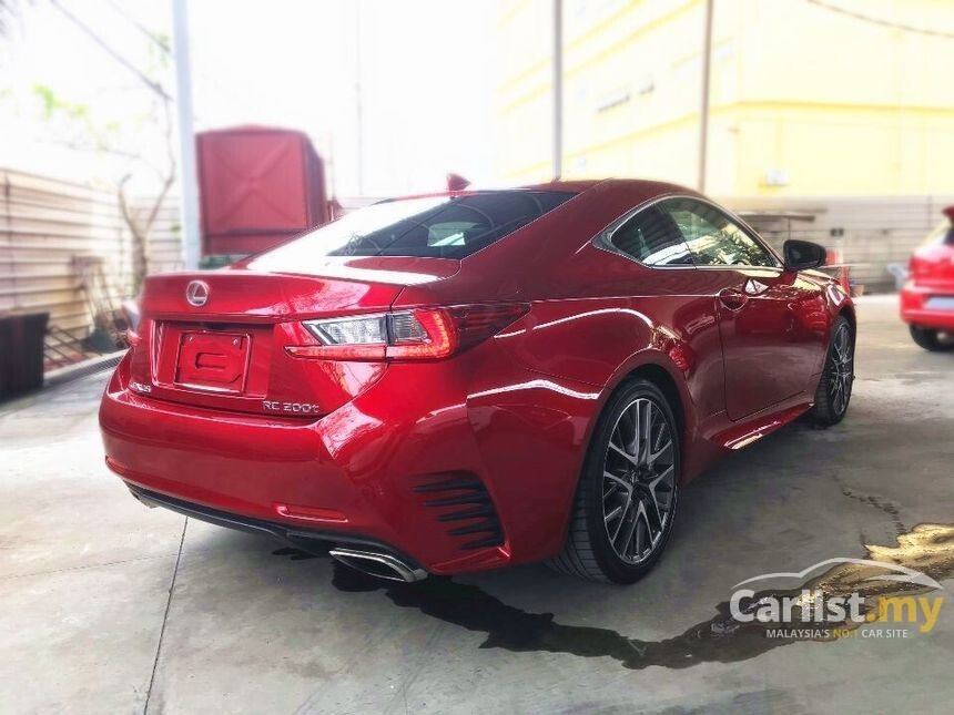 Lexus RC200t 2017 F Sport 2.0 in Kuala Lumpur Automatic Coupe Red for ...