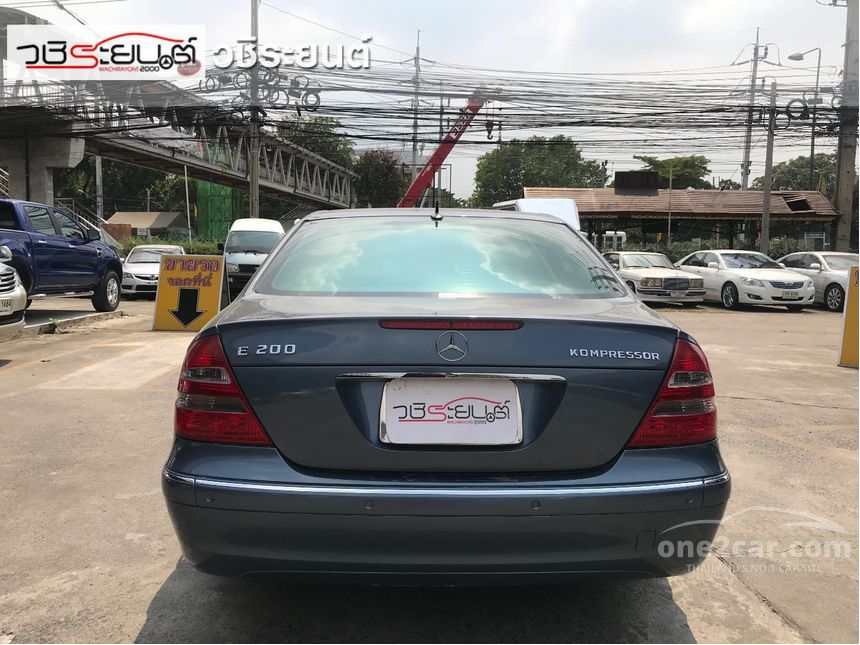 Mercedes-Benz E200 Kompressor 2004 Elegance 1.8 in กรุงเทพและปริมณฑล ...