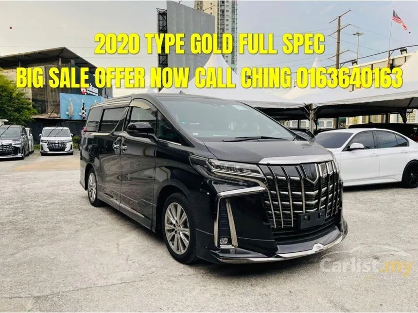 Recon 2020 Toyota Alphard 2.5 G SA MPV TYPE GOLD 30 Unit Ready Stock 5 YEAR WARRANTY - Carlist.my