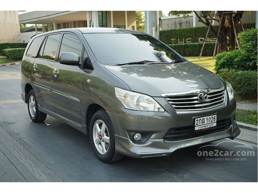 Toyota Innova 2013 (ปี 11-15) G 2.0 เกียร์อัตโนมัติ สีเทา | One2car.com ...