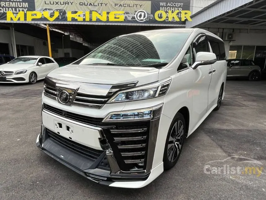 Recon 2018 Toyota Vellfire 2.5 Z G Edition MPV Reading light Blind spot ...