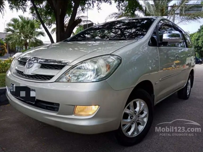 Jual Mobil Toyota Kijang Innova 2007 V 2.0 di Banten Manual MPV Silver ...