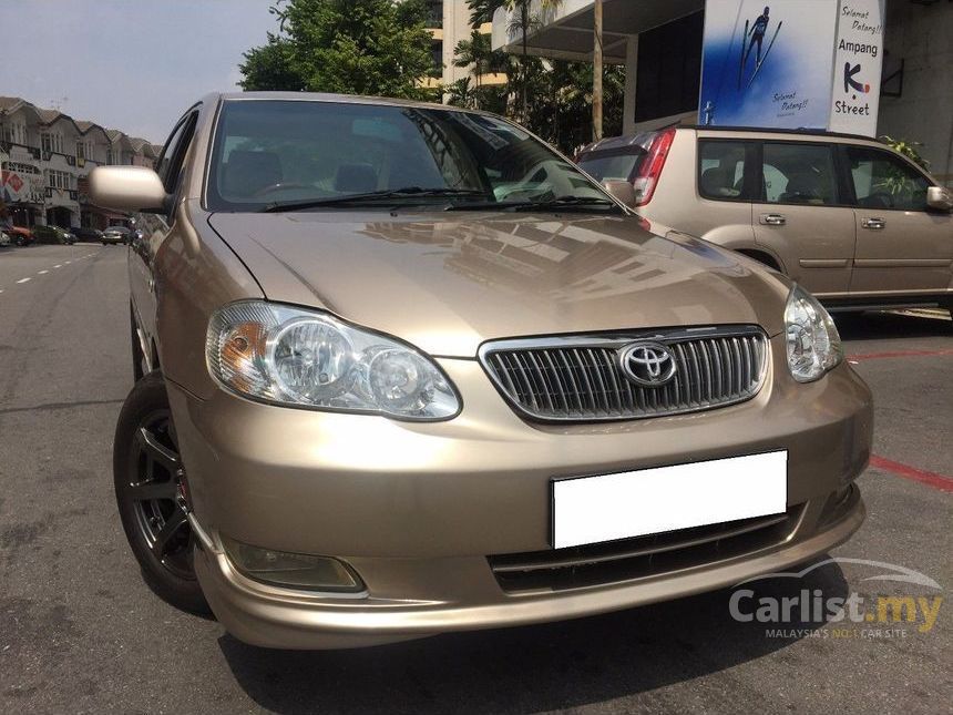 Toyota Corolla Altis 2003 G 1.8 in Selangor Automatic Sedan Gold for RM ...