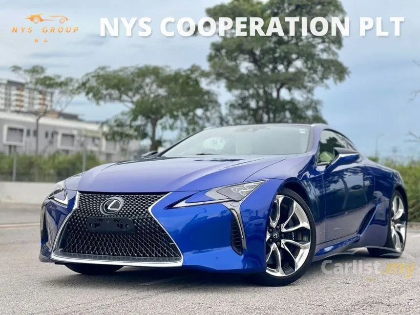Recon 2019 Lexus LC500 5.0 V8 Structural Blue Special Edition Coupe Unregistered - Carlist.my