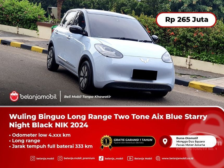 Jual Mobil Wuling Binguo EV 2024 Long Range di DKI Jakarta Automatic ...