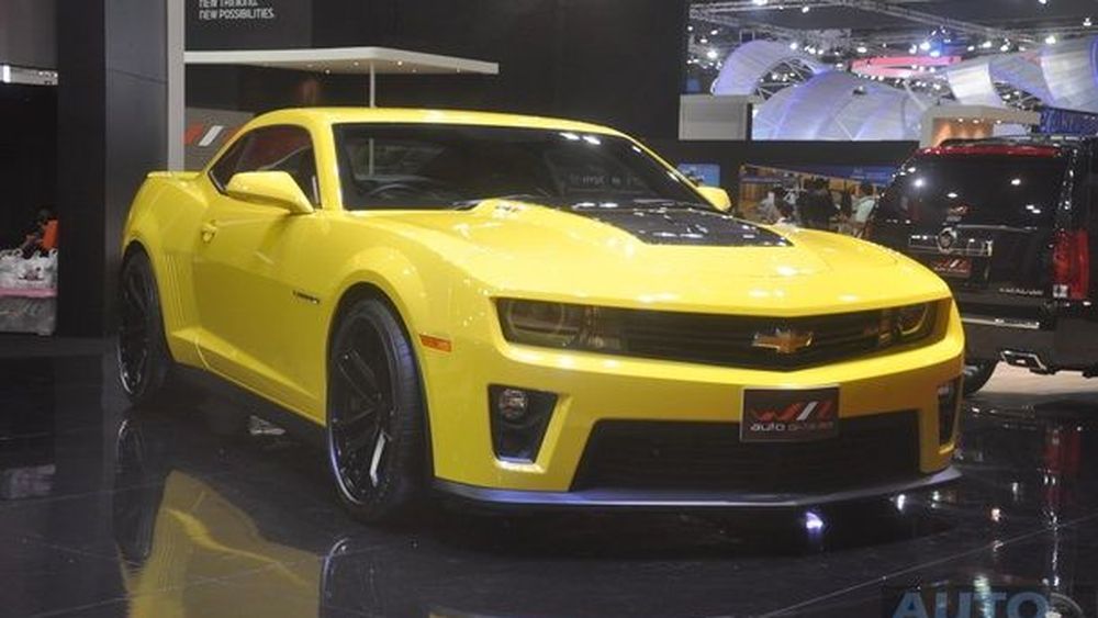 [BIMS2014] พบกับ Bubblebee ตัวแรง Chevrolet Camaro ZL1 เหลืองสะดุดตา ...