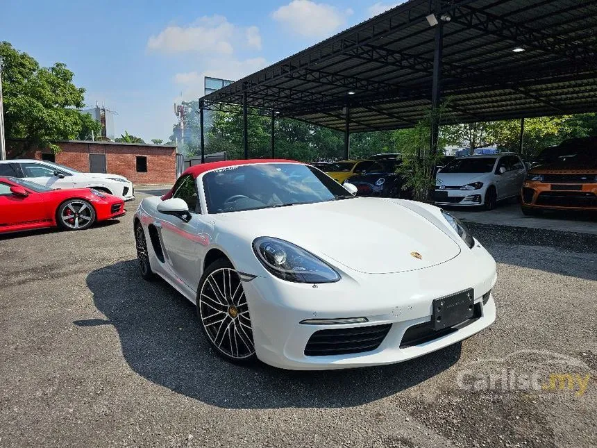Recon 2019 Porsche 718 Boxster Convertible Unreg - Japan Spec/ Red Soft ...