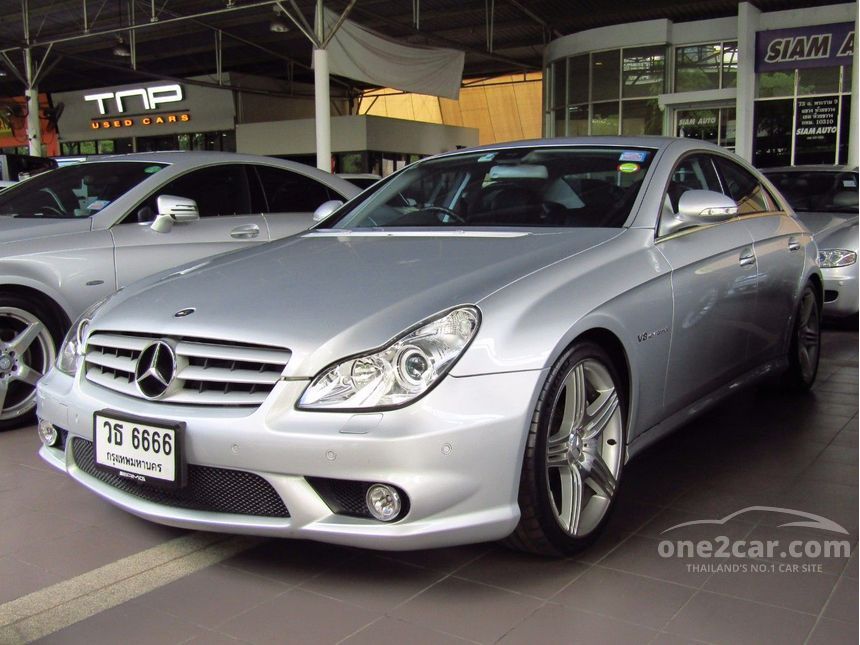 Mercedes-Benz CLS55 AMG 2005 W219 (ปี 05-11) 5.4 เกียร์อัตโนมัติ สีเงิน ...