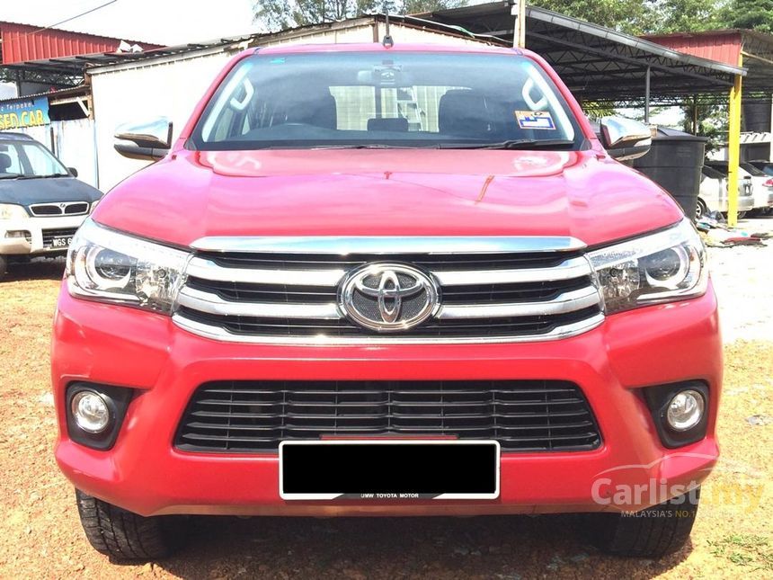 Toyota Hilux 2016 G 2.8 in Selangor Automatic Pickup Truck Red for RM ...
