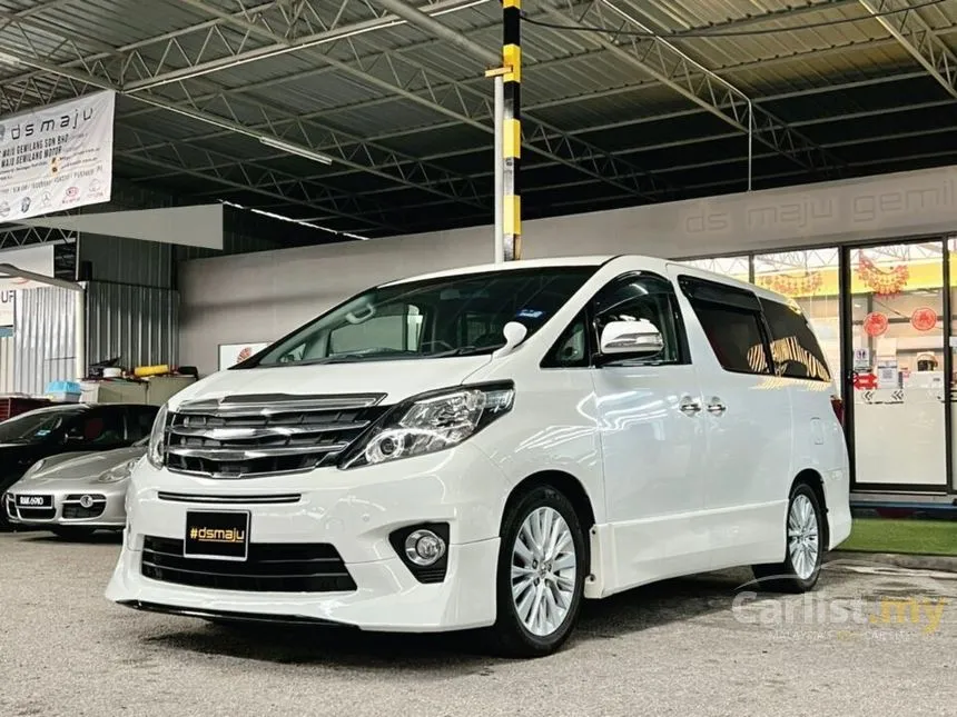Used 2012 Toyota ALPHARD 240S C 2.4 AT PILOT SEATS, SUNROOF & MOONROOF ...