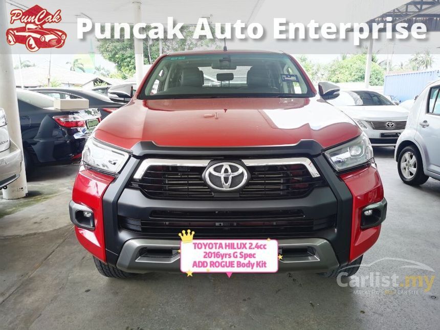 Toyota Hilux 2016 G 2.4 in Selangor Automatic Pickup Truck Red for RM ...
