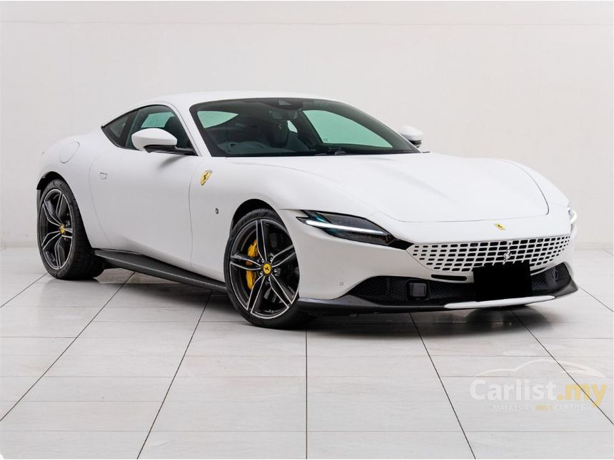 Recon 2022 Ferrari Roma Coupe + Black With Yellow Stitching Interior ...