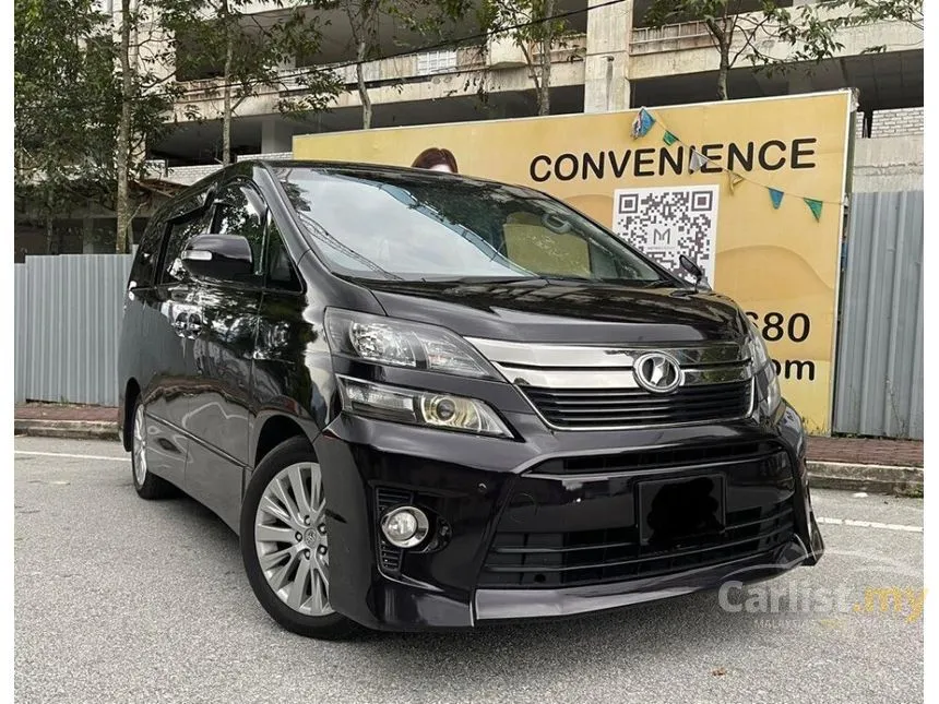 Used 2014 Toyota Vellfire 2.4 Z Golden Eyes MPV MAX LON 8TAHUN HIGH LON - Carlist.my
