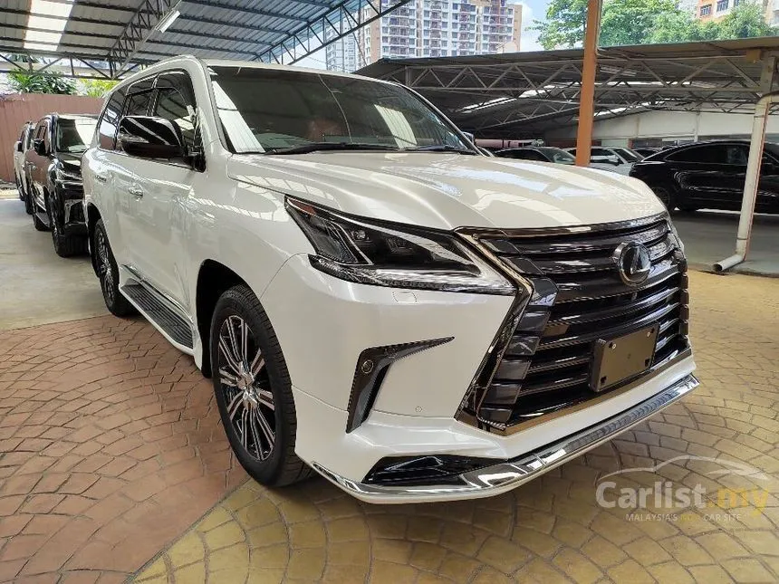 Recon 2020 LEXUS LX570 5.7 V8 BLACK SEQUENCE PETROL F/L SUV 8-SEATER S/ROOF REAR ENTERTAINMENT ...