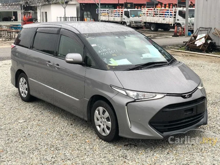 Recon 2019 BLACK INT ALPINE PRE CRASH 7 SEATER 2 POWER DOORS Toyota Estima 2.4 Aeras UNREG ...