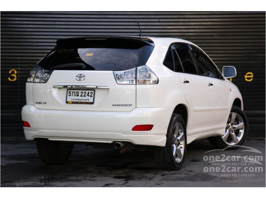 Toyota HARRIER 2008 240G 2.4 in กรุงเทพและปริมณฑล Automatic Wagon สีขาว ...