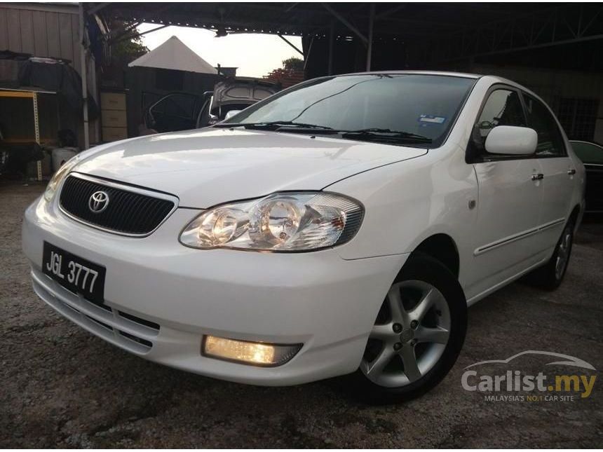 Used 2002 Toyota Corolla Altis E120 1.8 G Sedan - Carlist.my