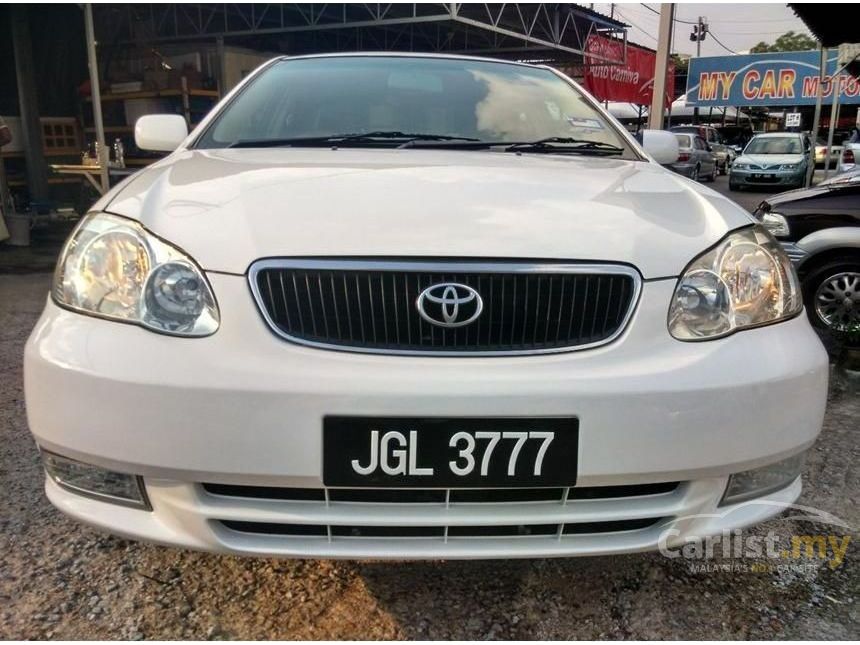 Used 2002 Toyota Corolla Altis E120 1.8 G Sedan - Carlist.my