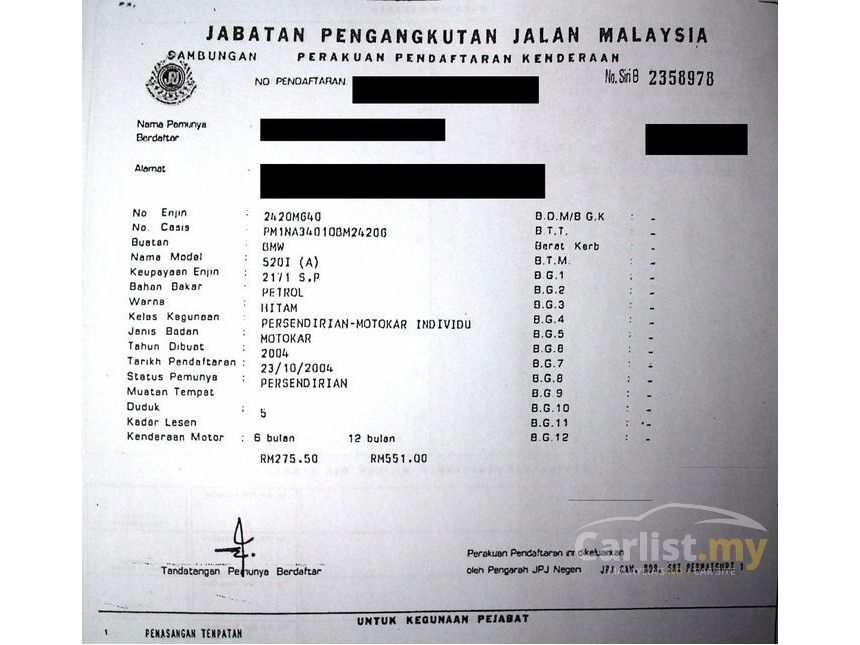 BMW 520i 2004 2.2 in Selangor Automatic Sedan Red for RM 38,800 ...