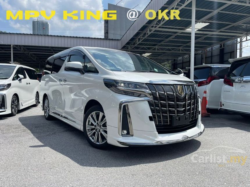 Recon 2021 Toyota Alphard 2.0 SC TYPE GOLD TG / Modellista MPV / SUNROOF / DIM / BSM / 3 LED ...