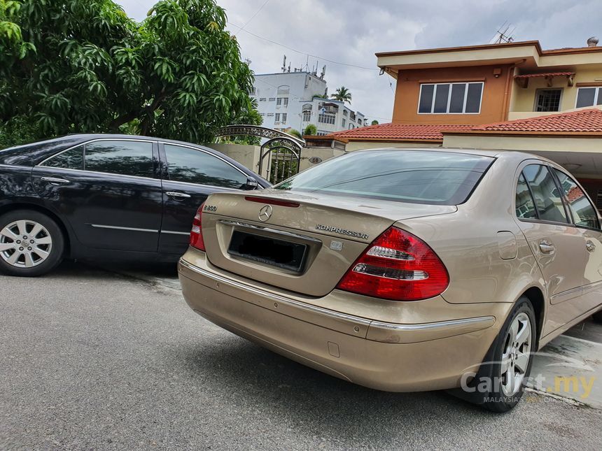 Mercedes-Benz E200K 2005 Elegance 1.8 in Selangor Automatic Sedan Gold ...
