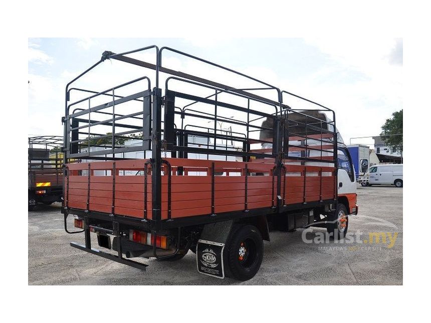 Used 3 Ton Hicom Perkasa MTB150DX Wooden Kargo Body with Steel Railing ...