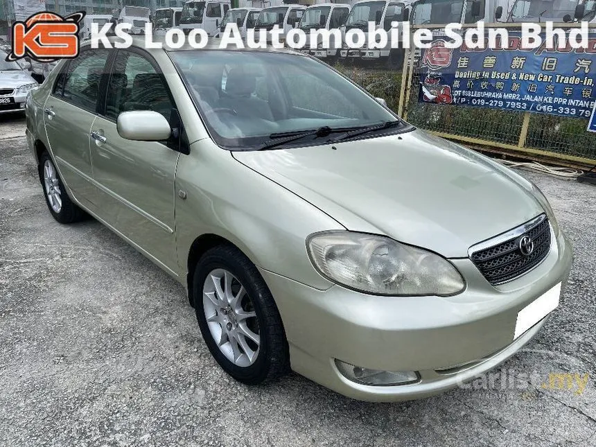 Used 2005 Toyota Corolla Altis 1.8 VVTI (A) FULL SPEC G SPEC ...