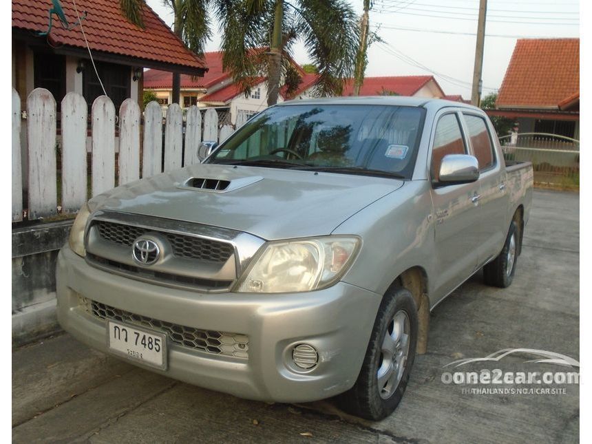 Toyota Hilux Vigo 2010 DOUBLE CAB (ปี 08-11) E 2.5 เกียร์ธรรมดา สีเงิน ...