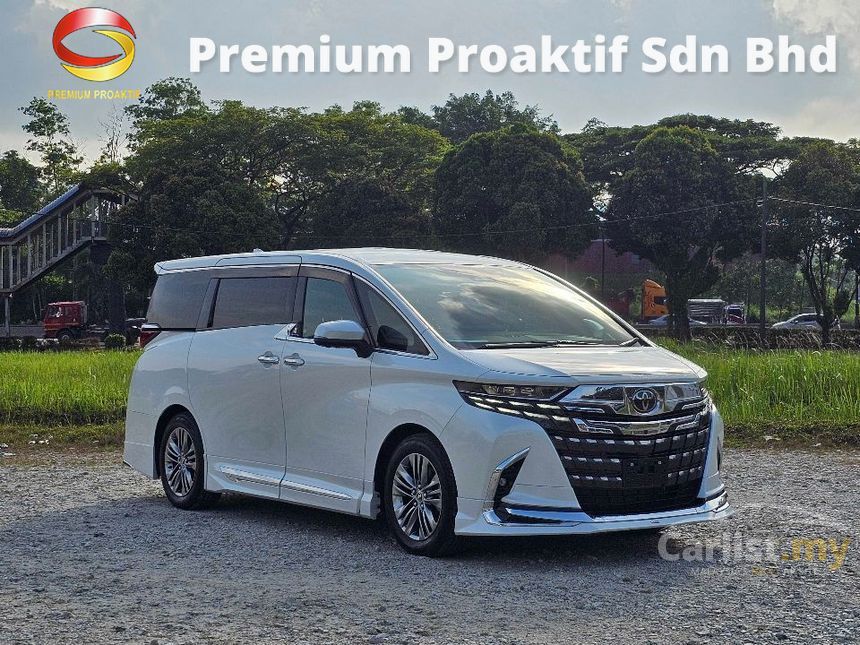Recon 2024 Toyota Alphard 2.5 Z 7-Seater MPV/MILEAGE 4K KM/SUNROOF/DIM/360CAM/BSM/SPARE TYRE ...