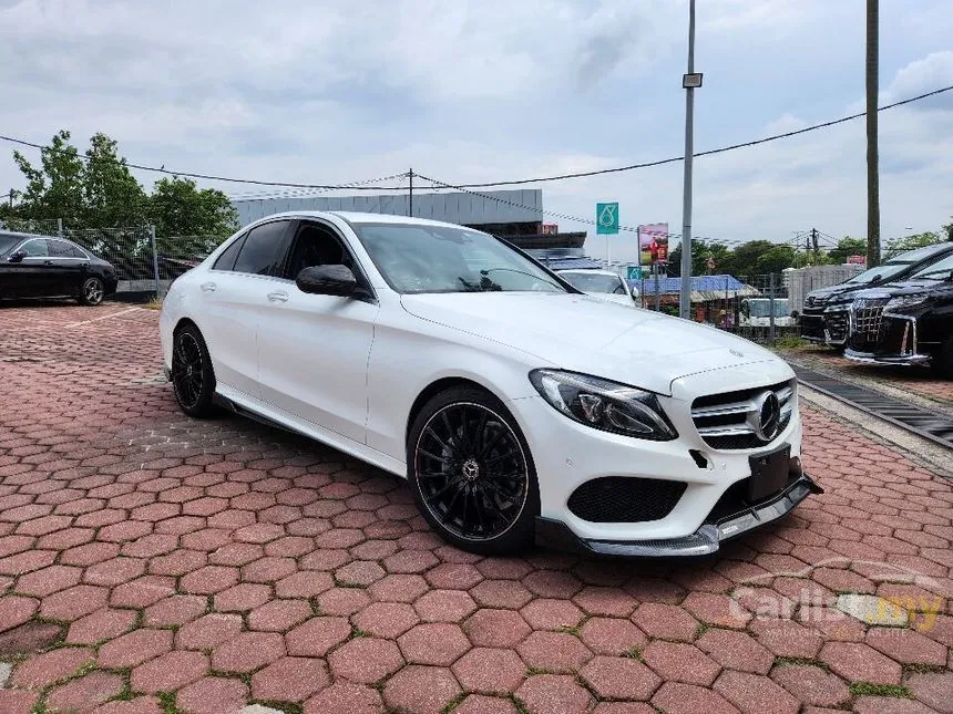 Recon 2018 Mercedes-Benz C180 1.6 AMG JAPAN ORI CARBON FULL SET BODYKIT ...