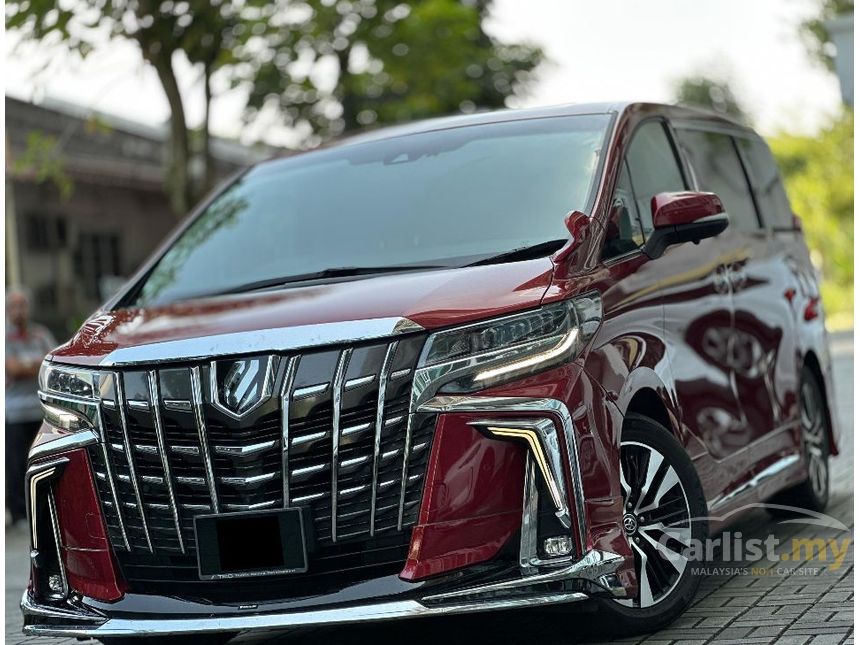 Used RED Toyota Alphard 2.5 G SC Modellista MPV LEATHER SEAT LOW MILEAGE 78K 2020 REG 2022 ...