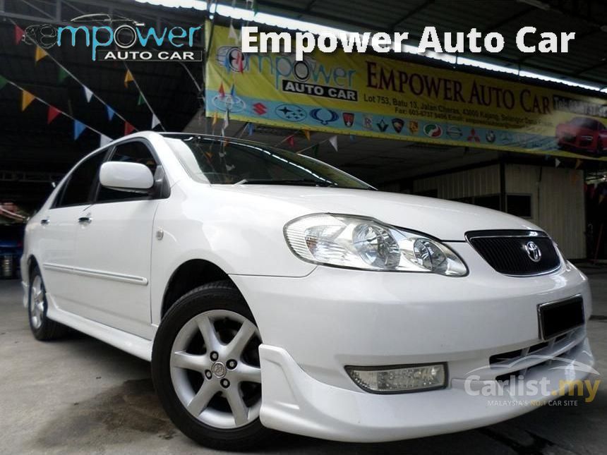 Used TOYOTA ALTIS 1.8 (A) VVTI G SPEC FULL BODYKIT FULL FABRIC SEAT ...